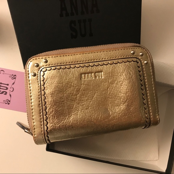 Anna Sui | Bags | Anna Sui Authentic Wallet W Sparkling Butterfly ...